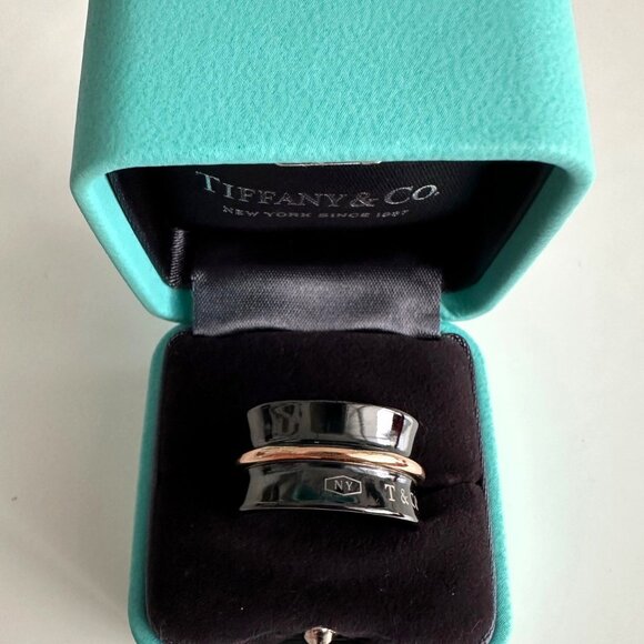 Tiffany & Co. | Jewelry | Rare Tiffany Co Black Titanium Rubedo Metal ...
